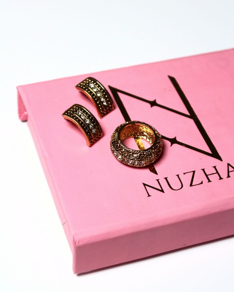 Malka - Ring & Earring Set - Nuzha