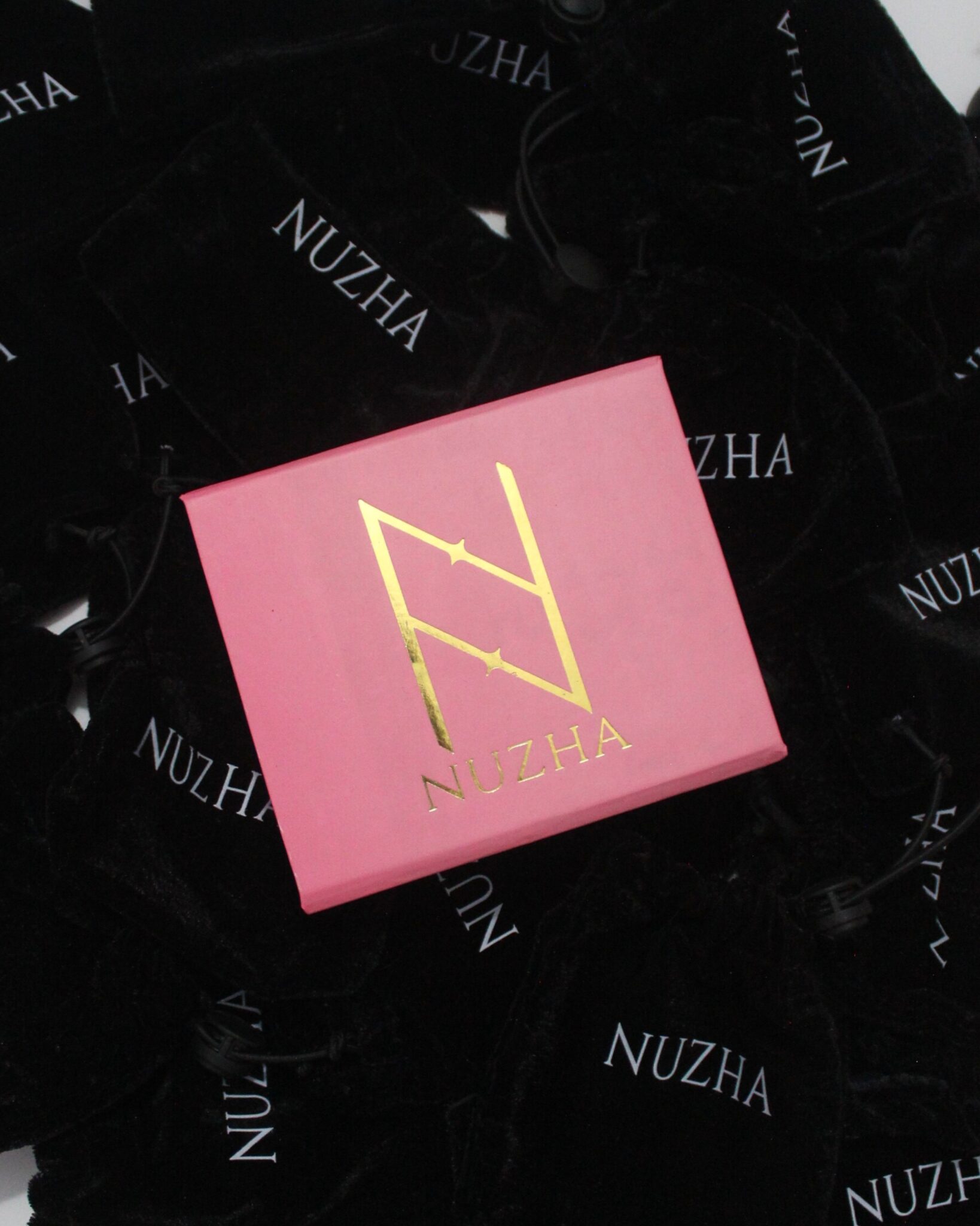 Triple Tear Drop - Necklace & Earrings Set - Gold - Nuzha