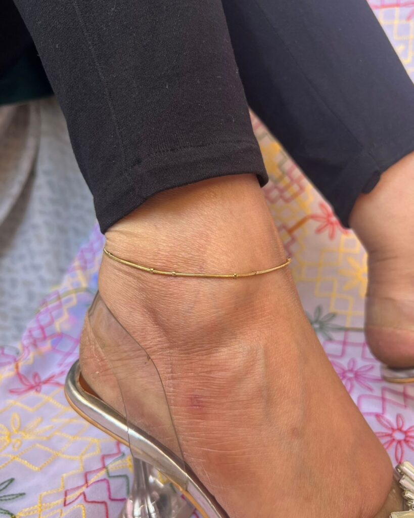 Simple Anklet - Gold - Nuzha
